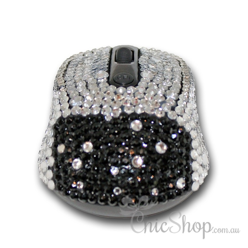 Crystal Diamonate Glitter Bling Wireless Computer Mouse - Bling ...