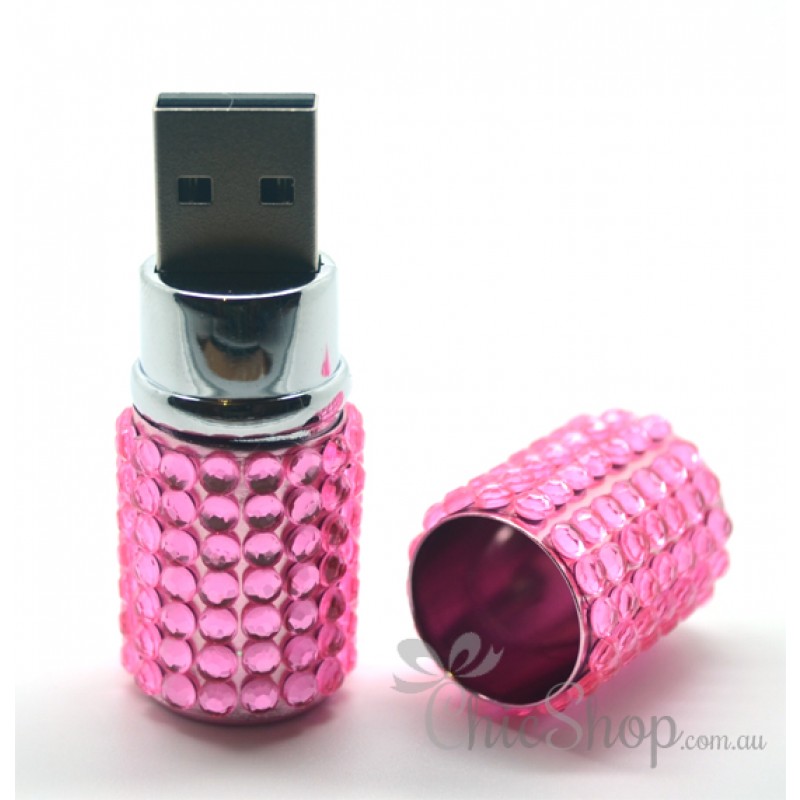 Pink Colour Cool Jewelry Designer USB Flash Drive 8GB