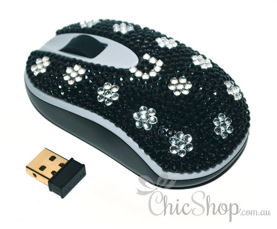 Wireless Bling Cute Computer Mouse