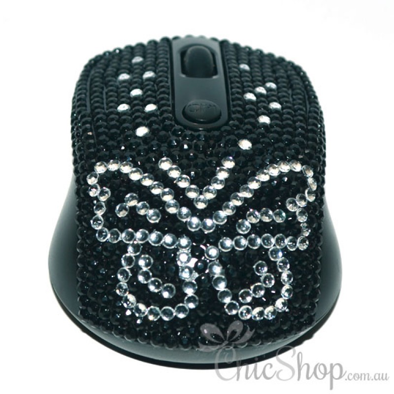 Wireless Bling Butterfly Computer Mouse
