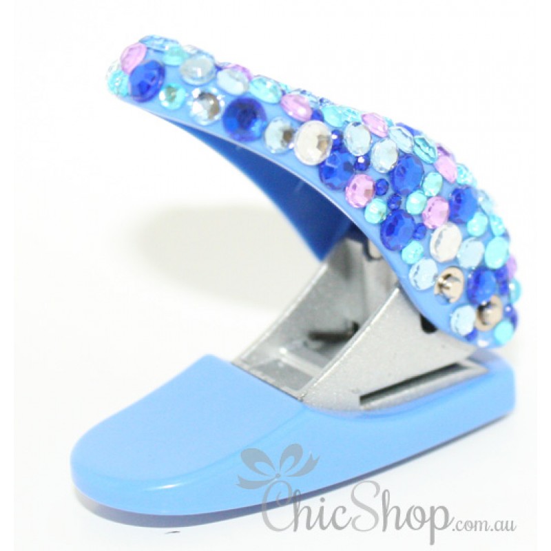 Blue & Bling Paper Single Hole Puncher