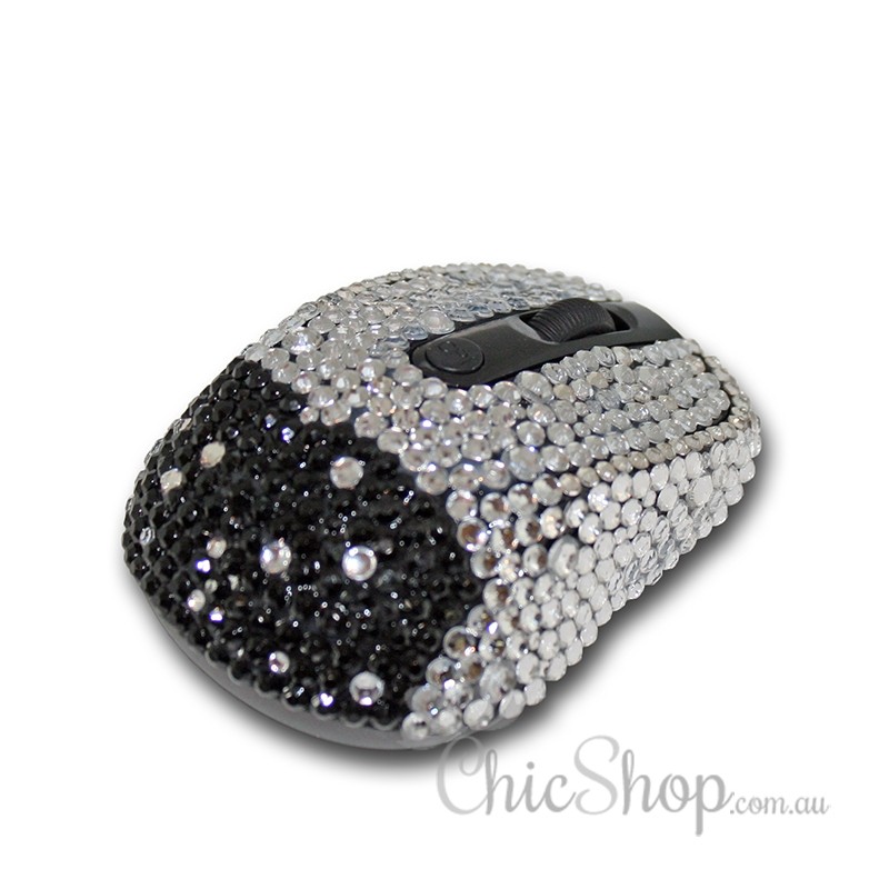 Crystal Diamonate Glitter Bling Wireless Computer Mouse - Bling ...